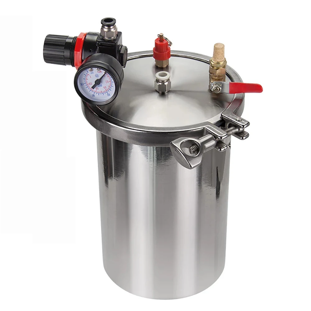 2L Dispenser Pressure Tank 304 Stainless Steel Glue Storage Tank Fluid ...