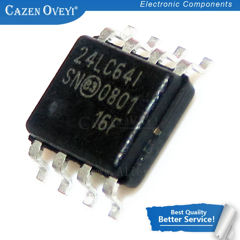 10 개/몫 24LC64T-I/SN SOP-8 24LC64T-I SN SOP8 24LC64 SOP 24LC64I 24LC641 새로운 원본 재고 있음