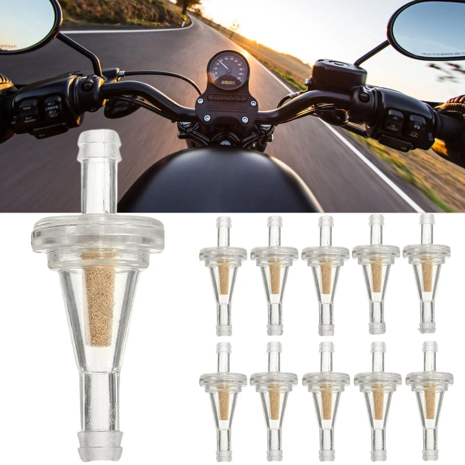 Universal-10Pcs-Set-Motorcycle-Fuel-Filter-Motorcycle-Engine-Inline ...