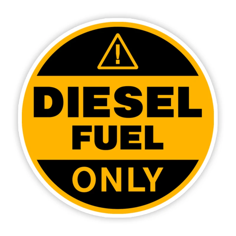 2-PCS-Self-adhesive-Decal-Diesel-Fuel-Only-Car-Sticker-Waterproof-Auto ...