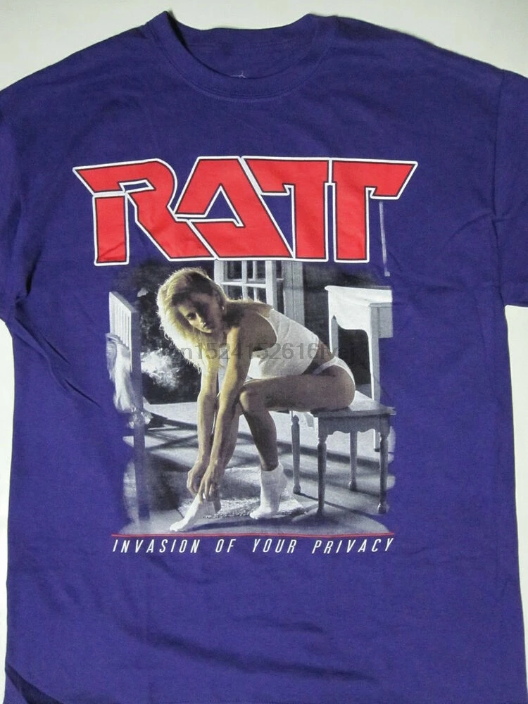 Camiseta de Ratt invasión de tu privacidad, 85|Camisetas| - AliExpress