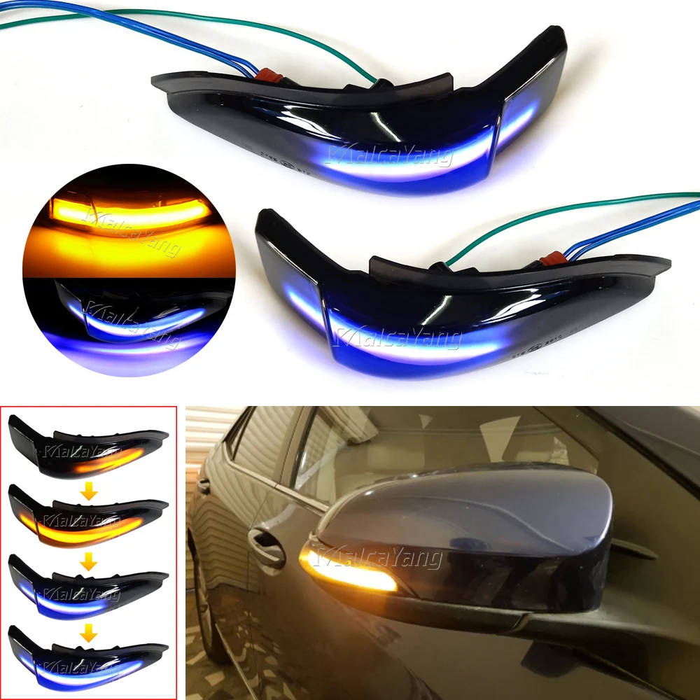 For Toyota Camry Corolla Yaris Venza Car Styling Led Dynamic Turn ...