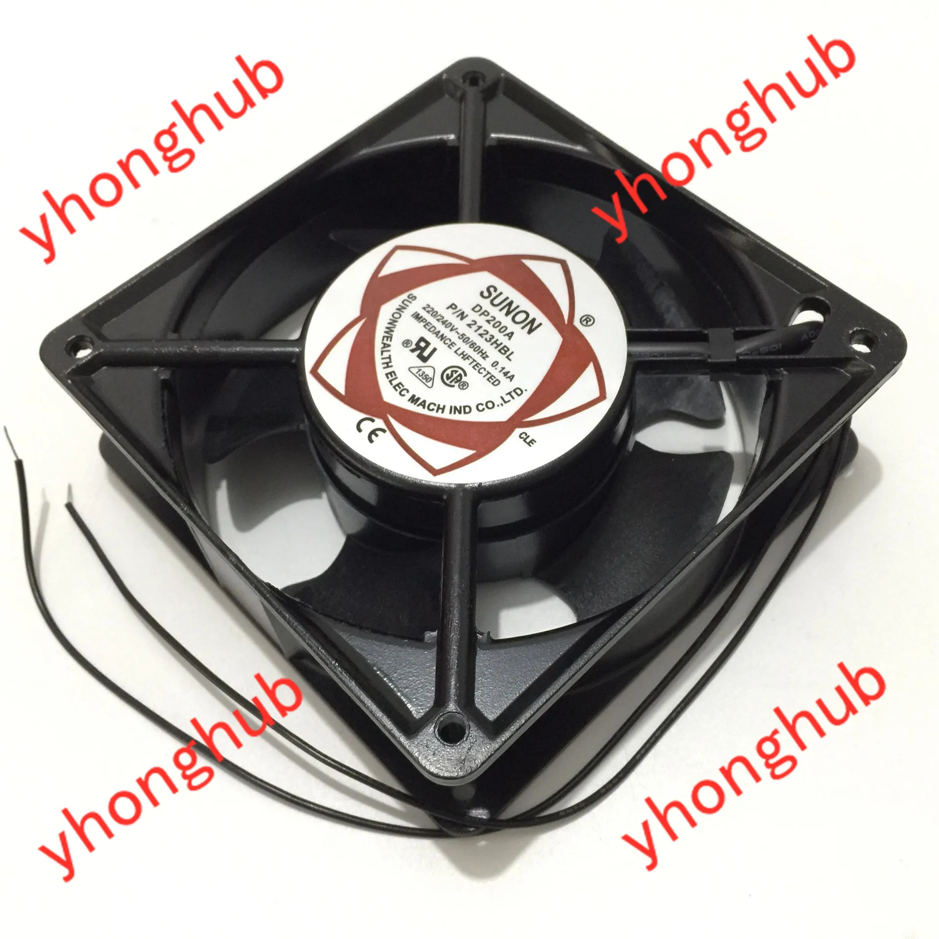 SUNON DP200A DP201A P/N 2123HST 2123HBL AC 220 240V 0.14A 120X120X38mm שרת קירור מאוורר|square ...