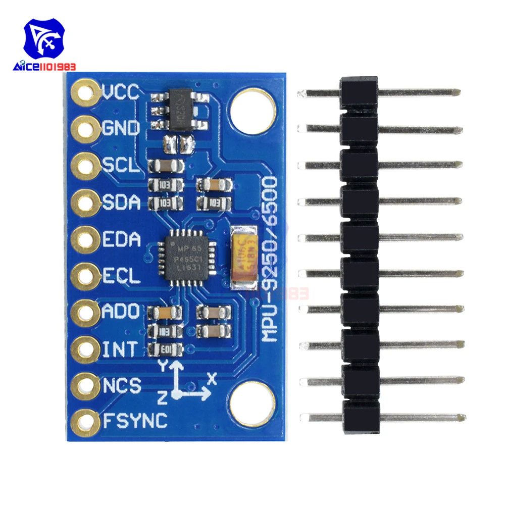 6DOF MPU6500 3-Axis Gyroscope Accelerate Sensor Module SPI/IIC Replace ...