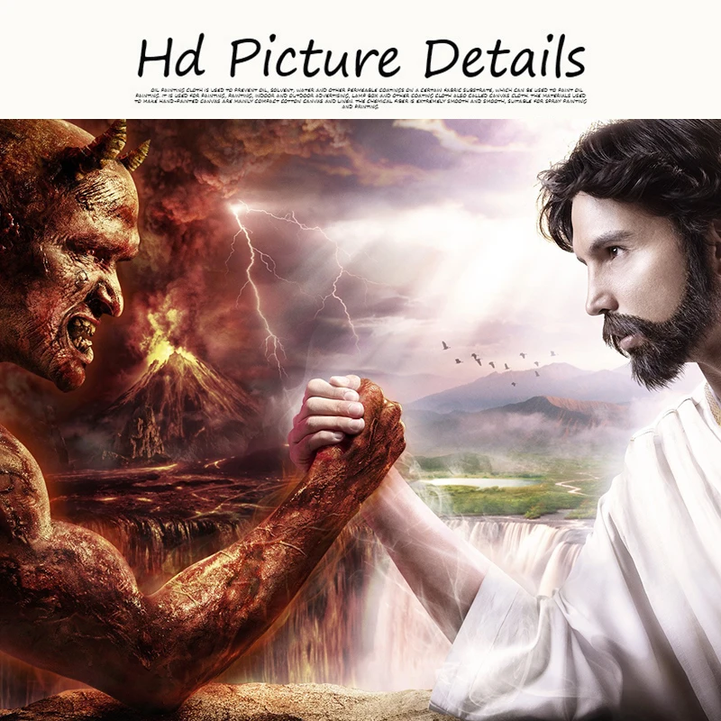 Jesus Vs Devil Arm Wrestle