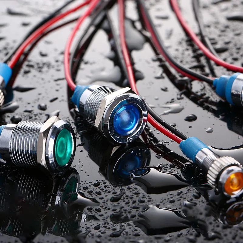 6-8-10-12mm-LED-Metal-Indicator-light-waterproof-Signal-lamp-3v-6V-12V ...