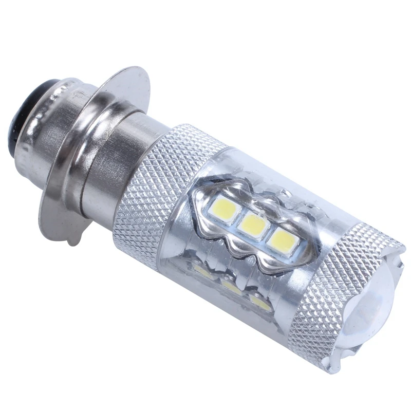 H6 Headlight LED Light Bulbs ,12V Xenon White P15D 1/H6M 80W Fog Light ...