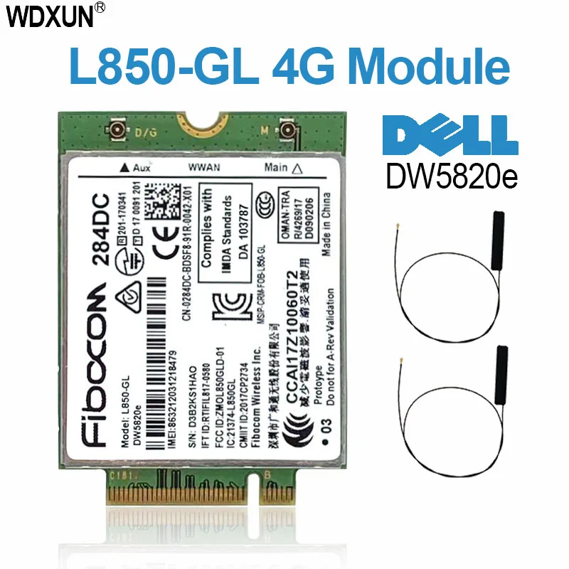 DW5820e-L850-GL-L850-DW5820-LTE-4G-Card-Module-0284DC-284DC-For-Dell ...