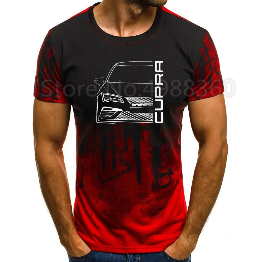 Seat Cupra T-shirt Summer Style Funny New Seat Sport Fr T-shirt Leon ...