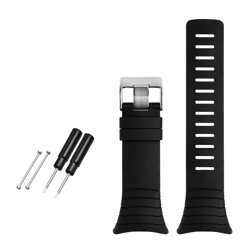 Smart-Silicone-watches-band-Rubber-strap-wristband-bracelet-25mm ...