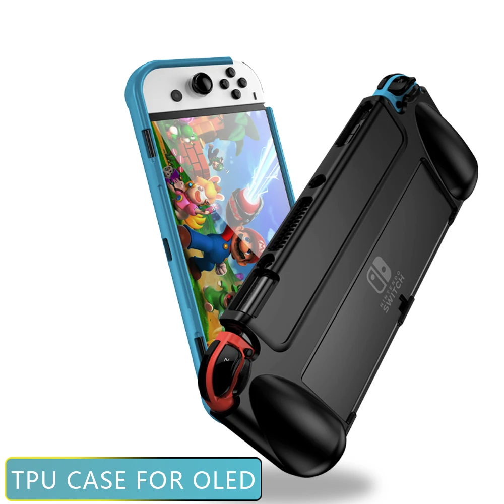 2021 New Shockproof TPU Case For Nintendo Switch OLED Silicone Back ...