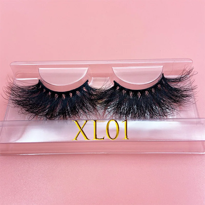 30MM MIKIWI Mink Lasting Lashes Natural False Eyelashes Dramatic Volume ...