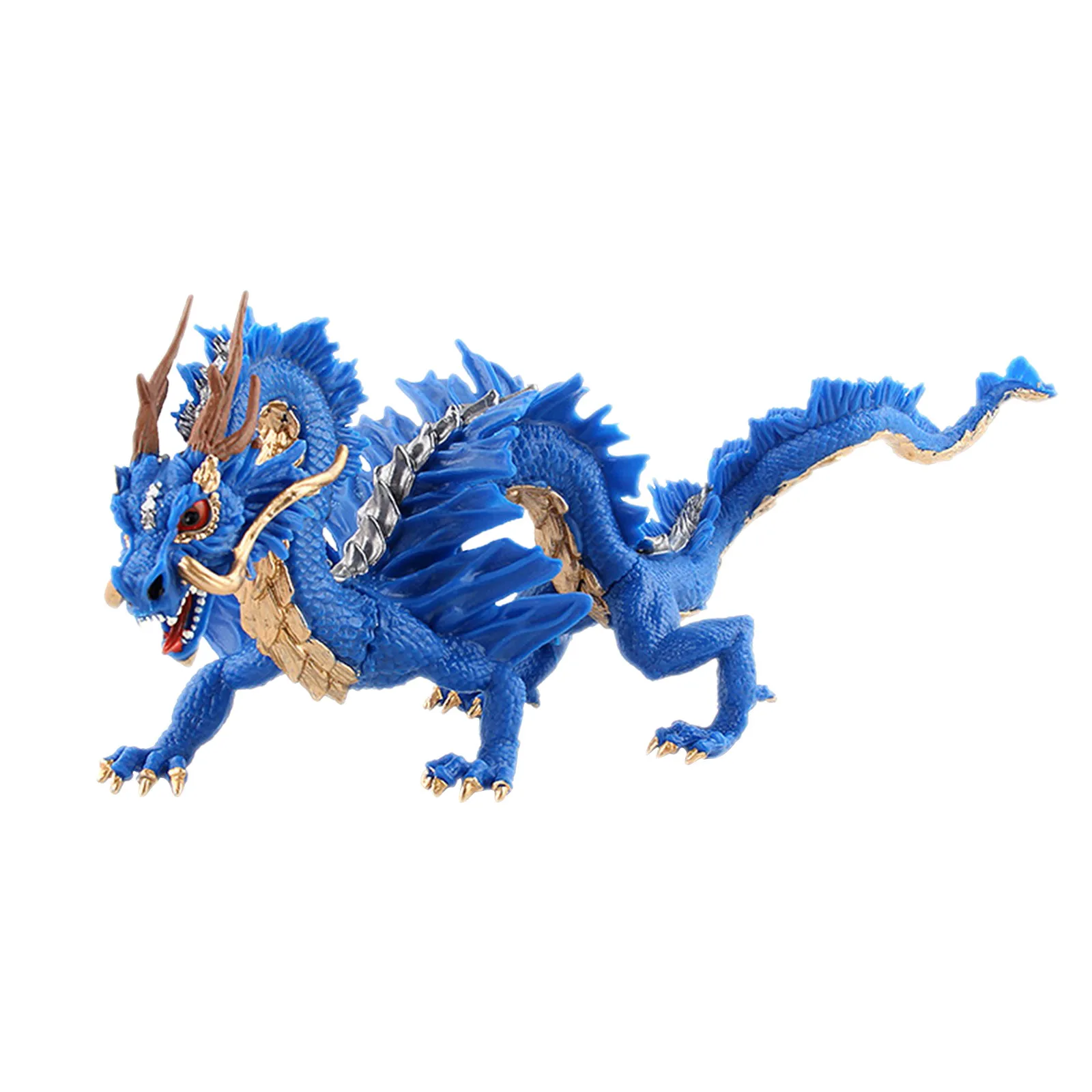 Blue Chinese Dragon Art