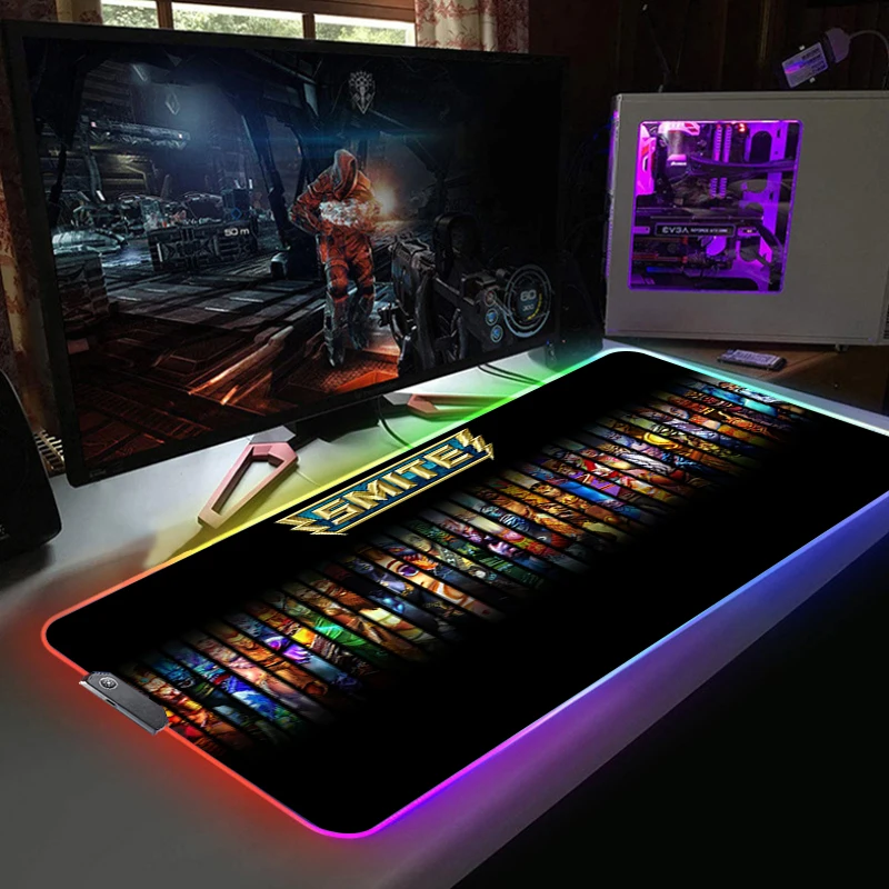 Smite Mouse Pad Gamer Gaming Accessories Large 900x400 Speed Keyboard ...