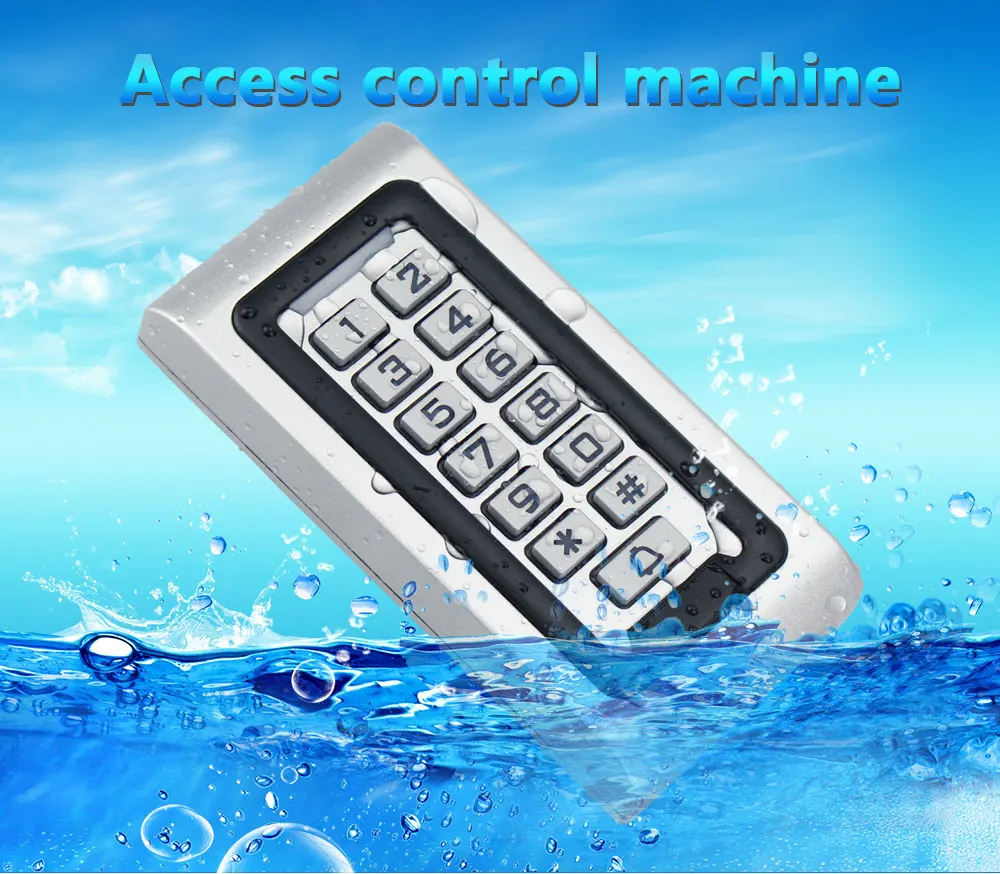 Outdoor IP68 Waterproof Access Control Keypad 125KHz RFID Keyboard ...