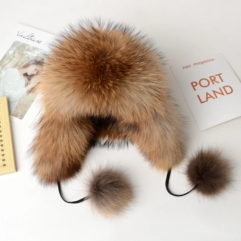 Real-Fur-Fox-Hat-Female-2021-Winter-Warm-Pompom-Fur-Caps-Luxury-Real ...