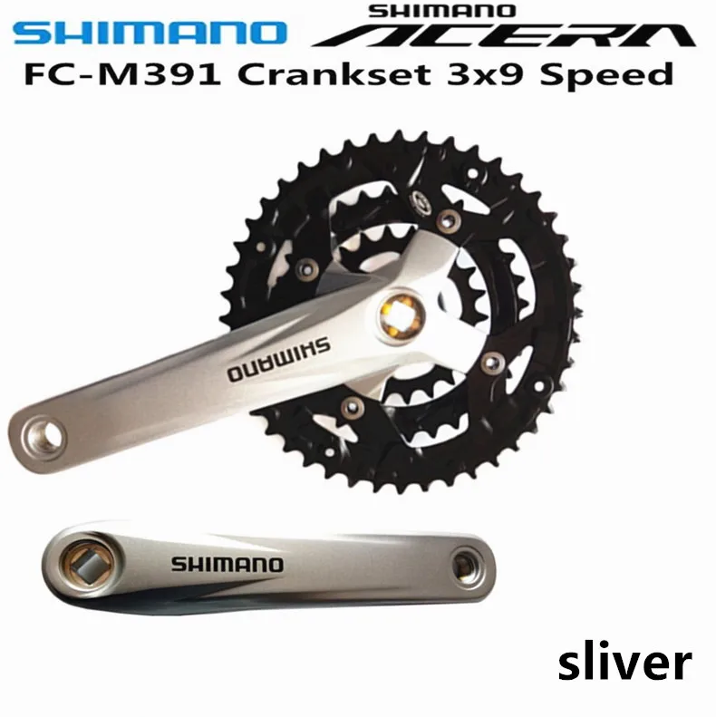 SHIMANO ACERA FC-M391 шатун M391 3x9-Speed 44-32-22T 170 мм
