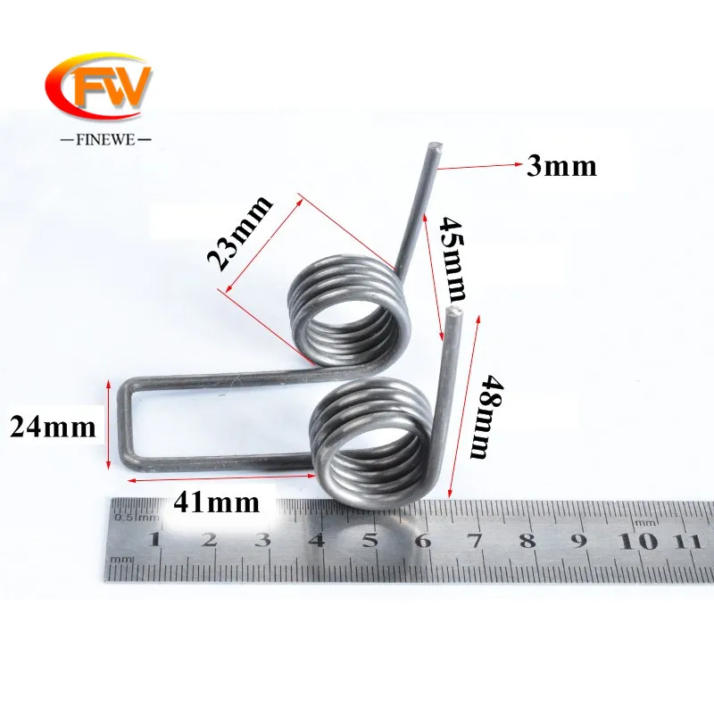 FINEWE-Double-torsion-spring-3mm-spring-steel-4-coils-heavy-duty ...