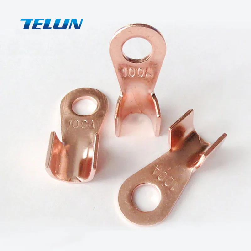 10PCS 100A AA level Thickening copper wire copper copper nose opening ...