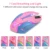 Rechargeable Wireless Mouse Silent Mouse Pink Luminous Dva Computer ...