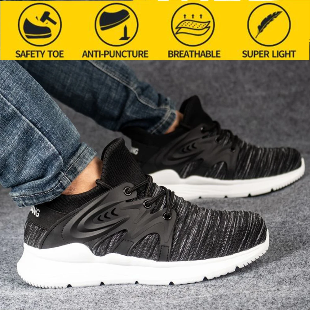 Anti-smash-Sports-Safety-Shoes-Men-Wear-Lightweight-Anti-puncture ...