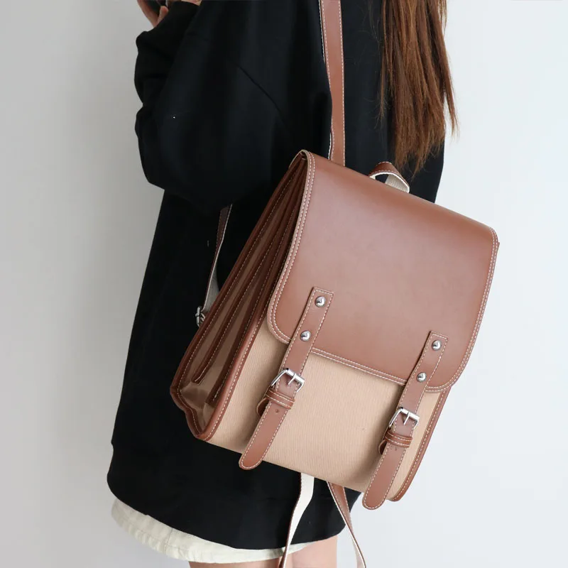 Preppy-style-women-backpack-Large-Capacity-Laptop-Bag-Casual-School ...