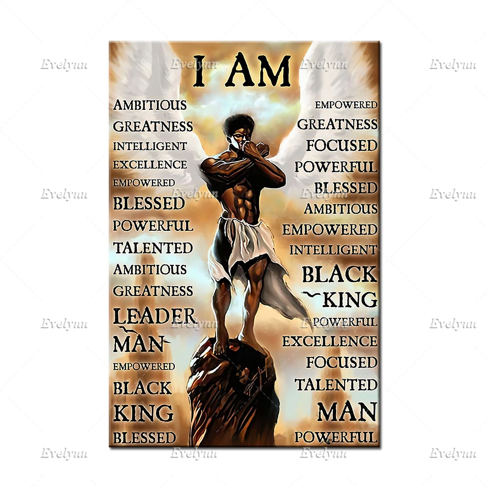 Strong Black Man Art