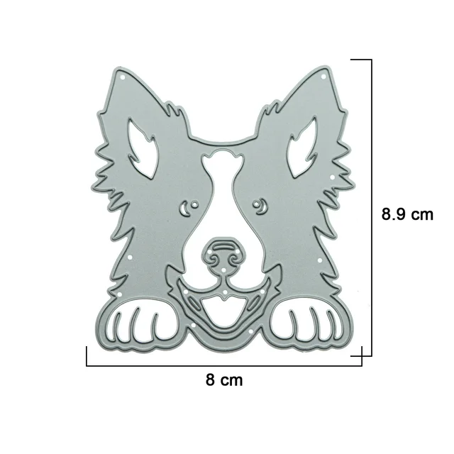 Border Collie Head Silhouette