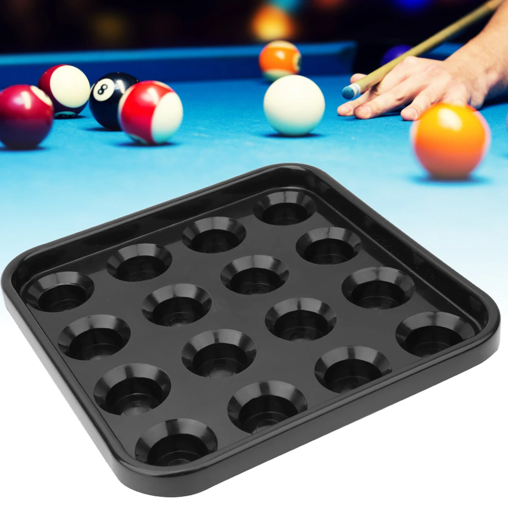 Black-Tray-Box-Holder-Billiards-Storage-Tray-Can-Hold-16-Billiards ...