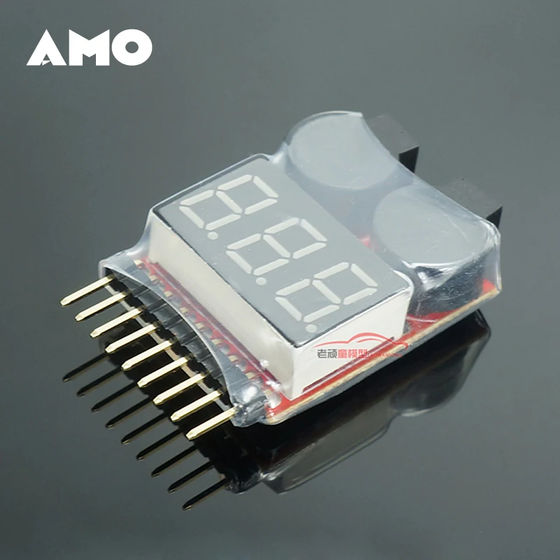 Rc Voltage Display Battery Low Alarm Buzzer Bx100 1s-8s Meter Tester ...