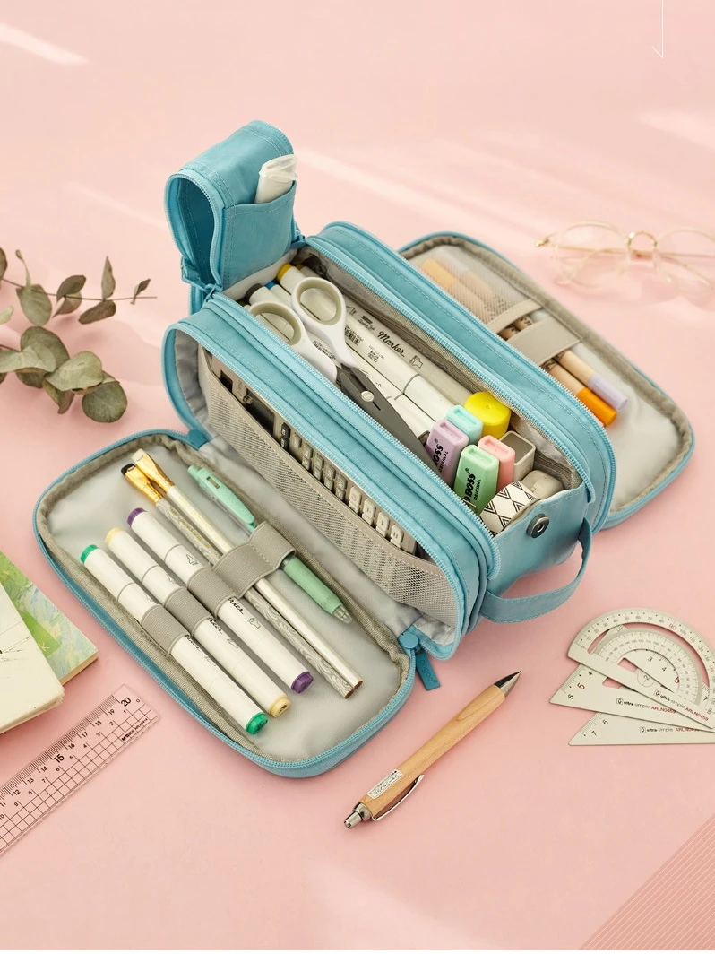 Trousse scolaire,Angoo – stylo multi zone,nouveauté,porte poignée ...