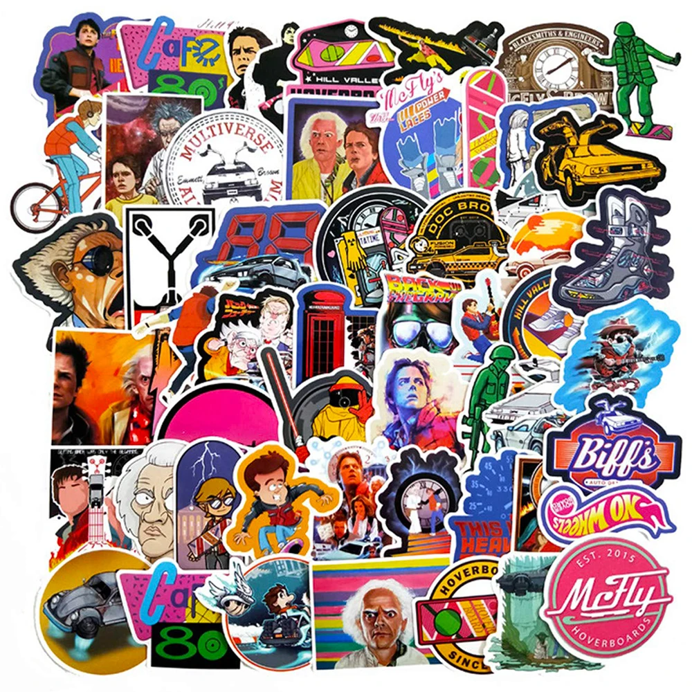 Back Future Stickers | Graffiti Stickers | Decal - 10/30/50pcs Cartoon ...