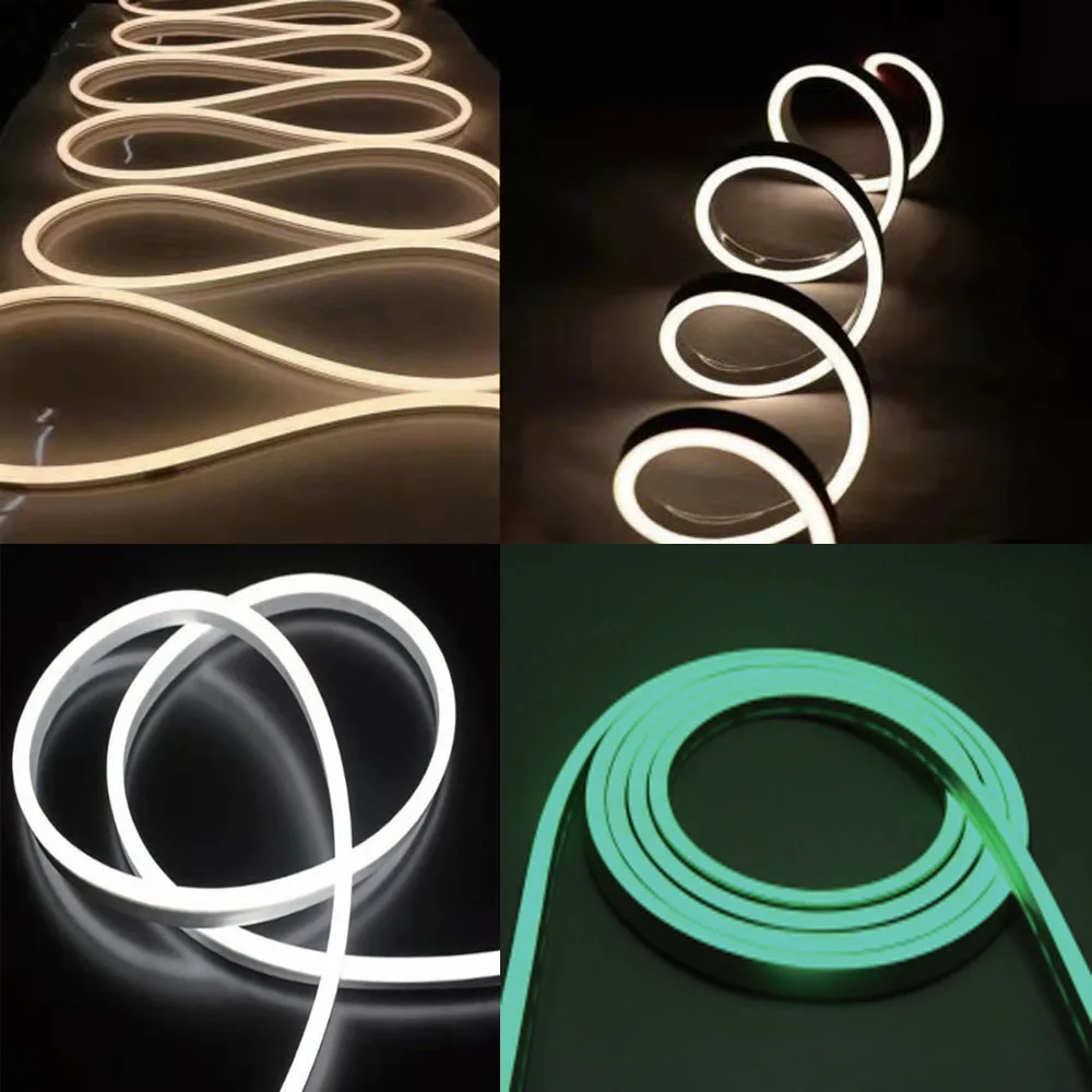 WS2812B WS2811 Led Neon Tube Silicone 1/2/3/4/5m Soft Strip Soft Tube ...