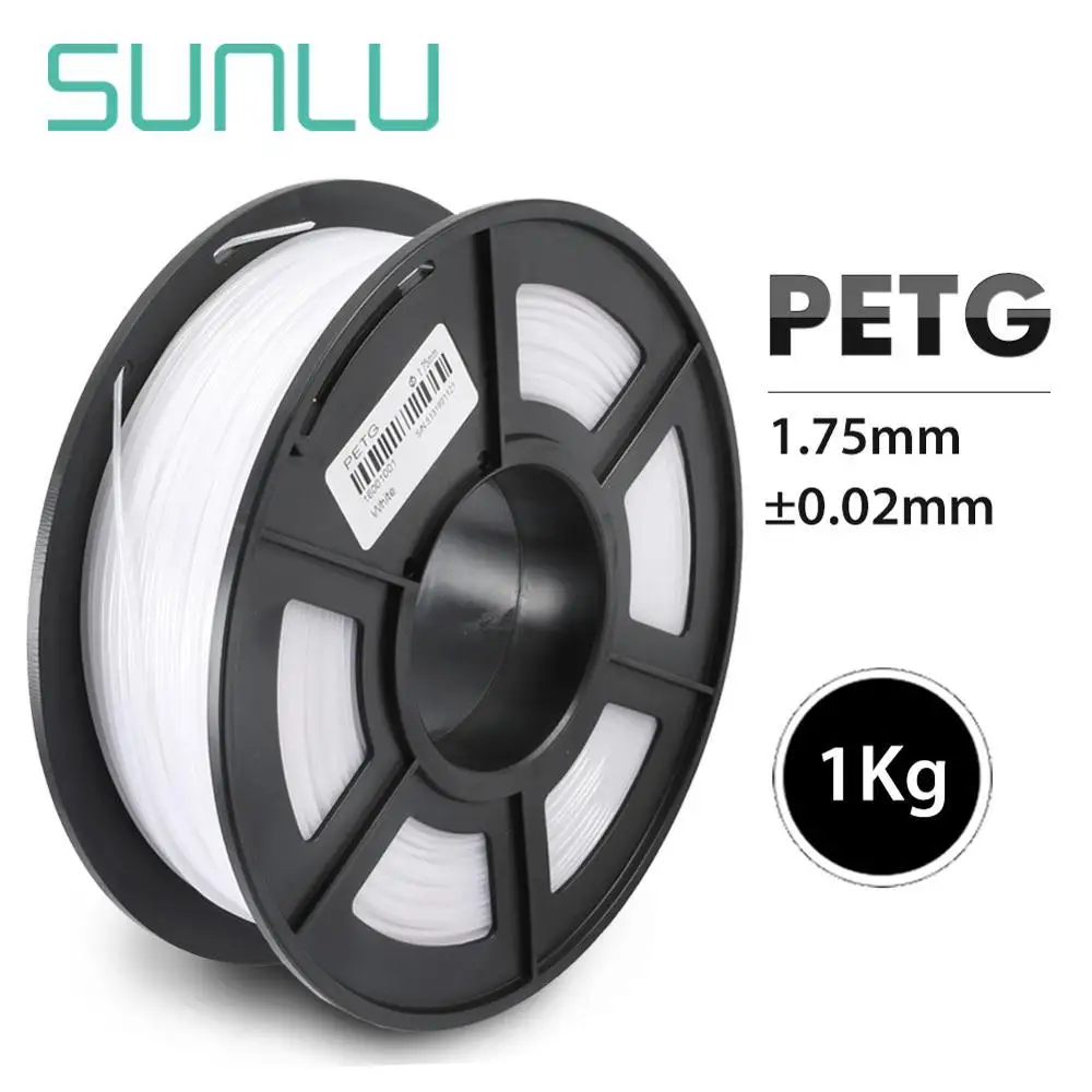 SUNLU PETG 필라멘트 1.75mm 1KG 치수 정확도/ 0.02mm PETG 3D 인쇄 재료 반투명 프린터 필라멘트|3D 프린팅 재료| - AliExpress