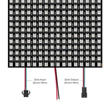 1-10Pcs WS2812B RGB Flexible 16x16 8x32 256Leds Pixel Panel Matrix ...