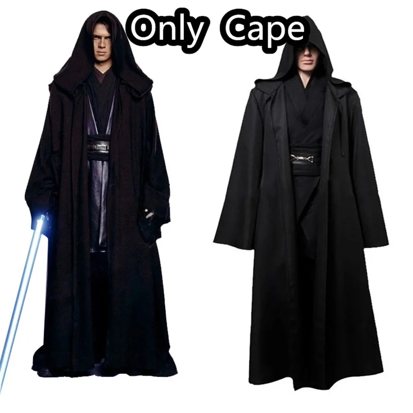 Unisex Halloween Jedi/Sith Knight Cloak Cosplay Adult/Kids Hooded Robe ...
