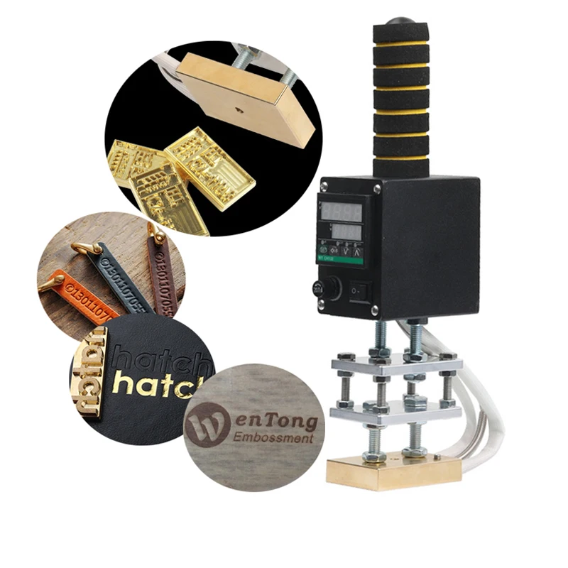 Handheld-Hot-Stamping-Machine-Embossers-Cake-Leather-Wood-Stamp-Tool ...
