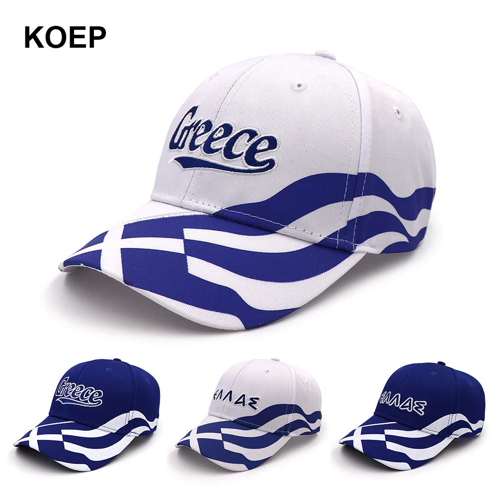 KOEP-Wholesale-Spring-Fashion-Baseball-Cap-Snapback-Greece-Flag-Caps ...