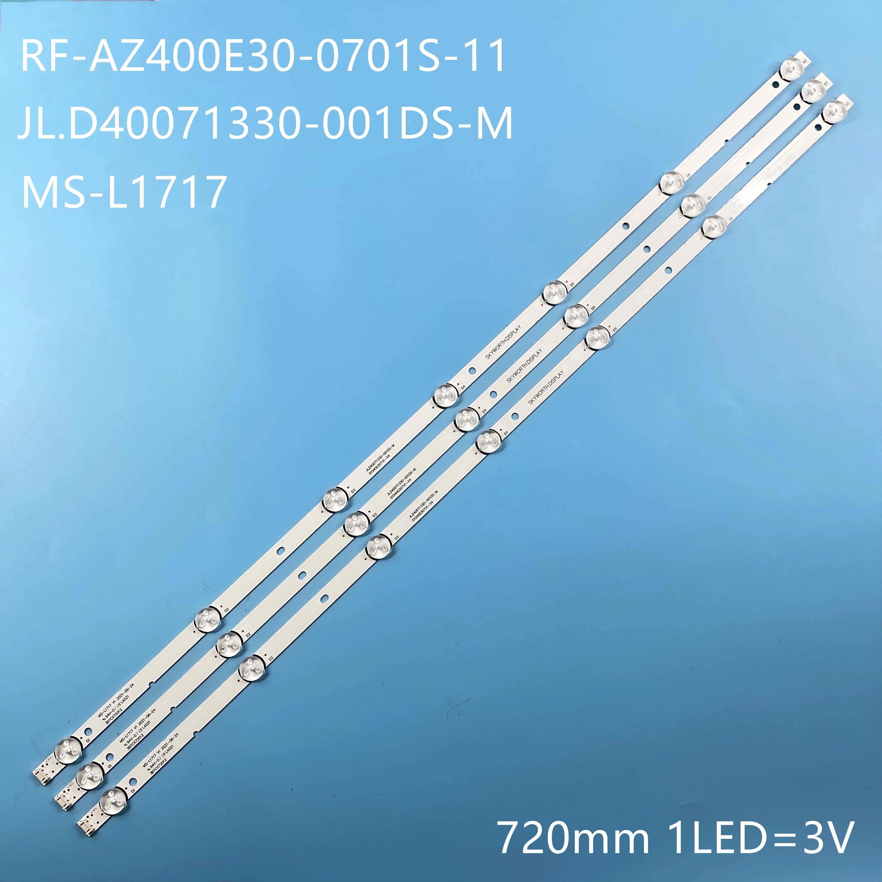 Led Backlight Strip 7 Lamp For Aiwa 40le7120s 40l3750vm 40l48504b ...