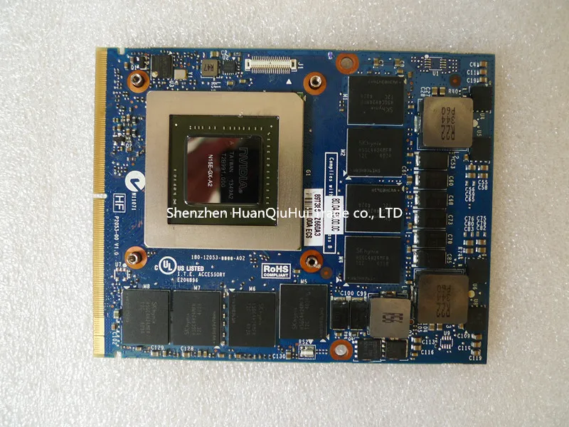 Original GTX880M GTX 880M N15E-GX-A2 DDR5 8GB Graphics Video VGA Card ...