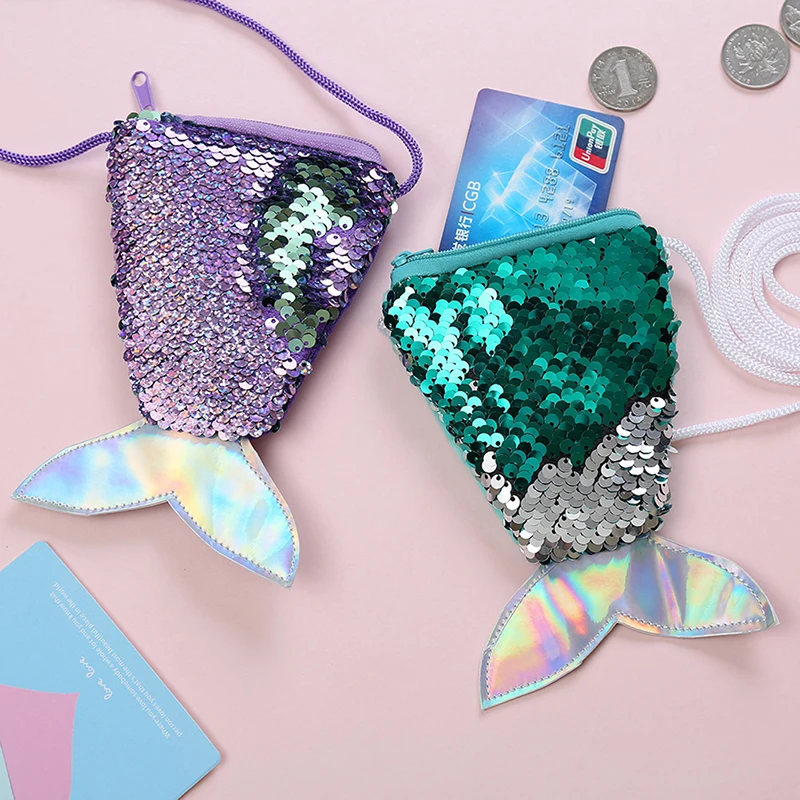 Women-Mermaid-Tail-Sequins-Coin-Purse-Girls-Wallet-Bags-Crossbody-Bags ...