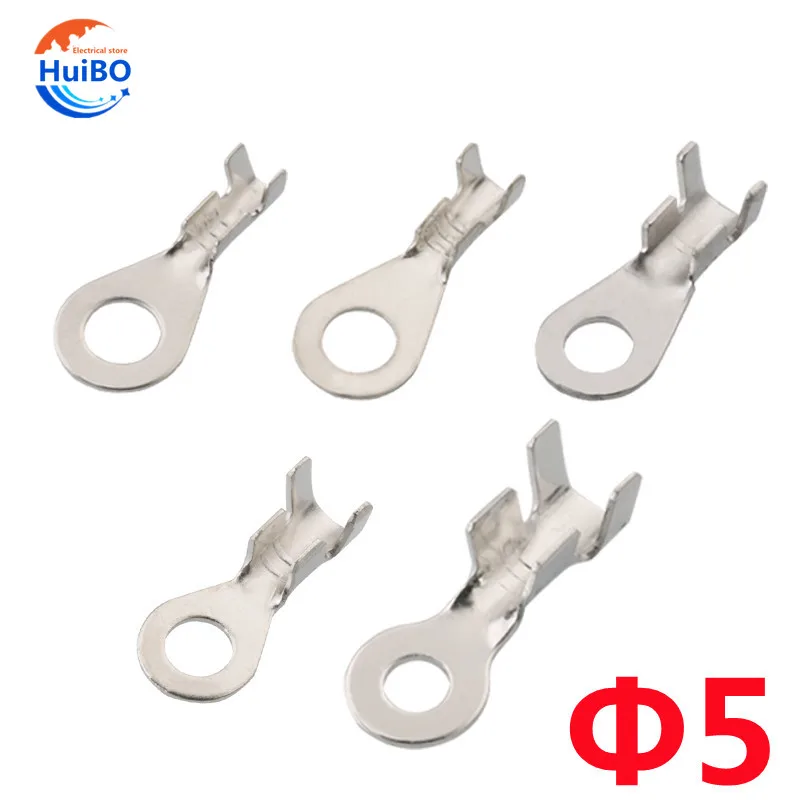 100Pcs-Auto-Splices-Ring-Round-Terminal-Crimping-Loose-Pins-Wiring-Plug ...