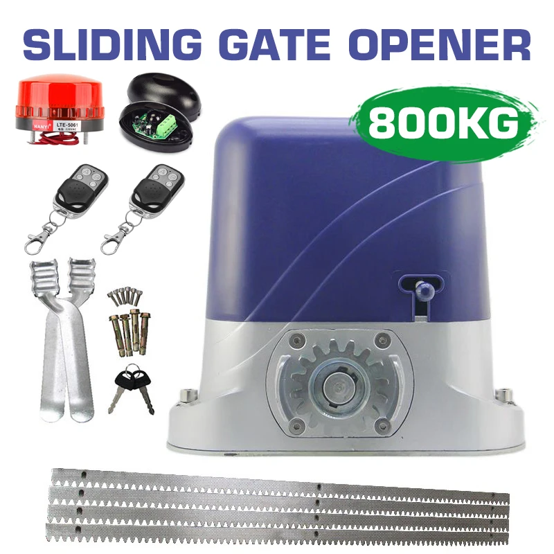 800kg-Automatic-Remote-Control-Sliding-Gate-Motor-Engine-with-4m-Steel ...