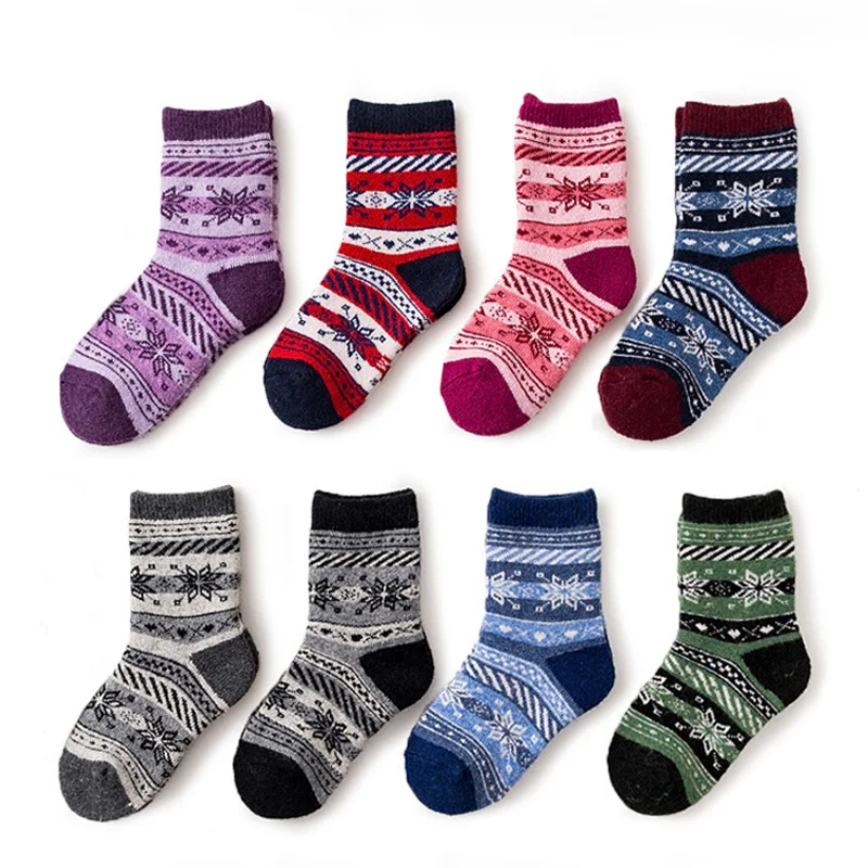Wool Socks Christmas Children | Children Socks Wool Winter | Socks ...