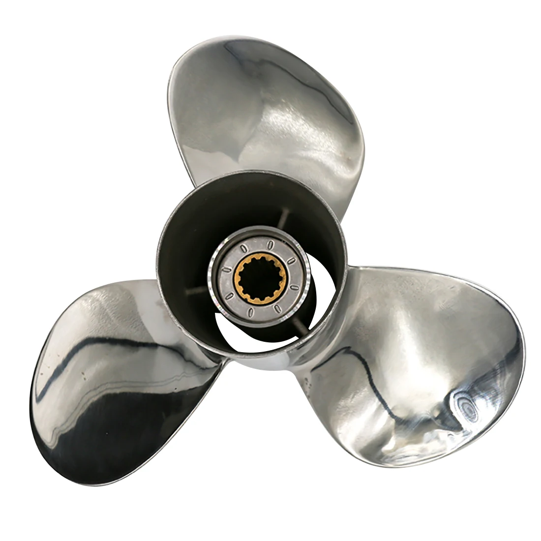 Outboard-Propeller-11-3-8x12-Stainless-Steel-40HP-50HP-for-BRP-JOHNSON ...