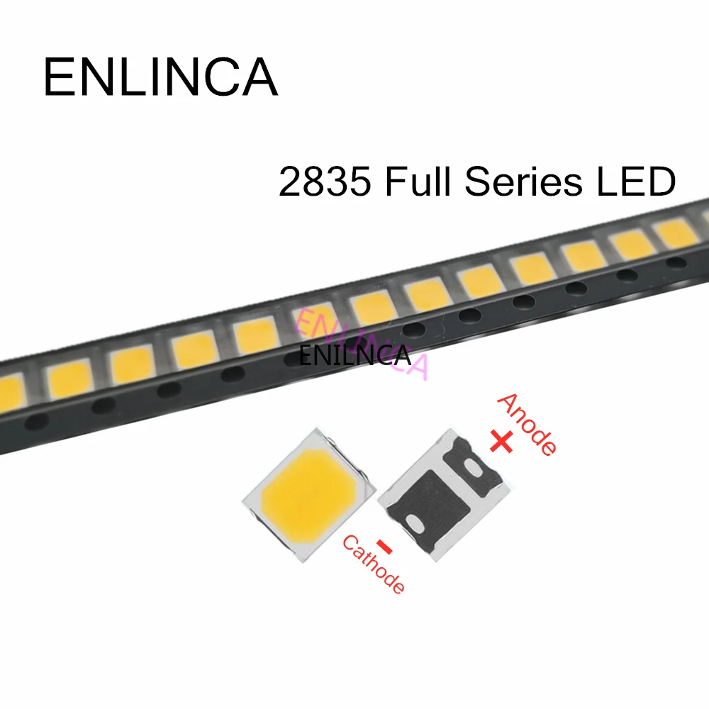 SMD led 2835 1W 0.5W High Brightness White 3V 6V 9V 18V 36V 350mA 150MA ...