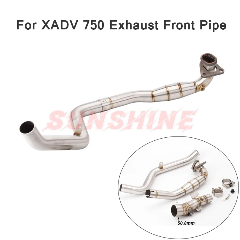 모터크로스 배기 프론트 파이프 오토바이 머플러 슬립온 개조 스테인레스 스틸 촉매 튜브 링크 혼다 Xadv 750 X Adv750배기 And 배기 시스템 Aliexpress