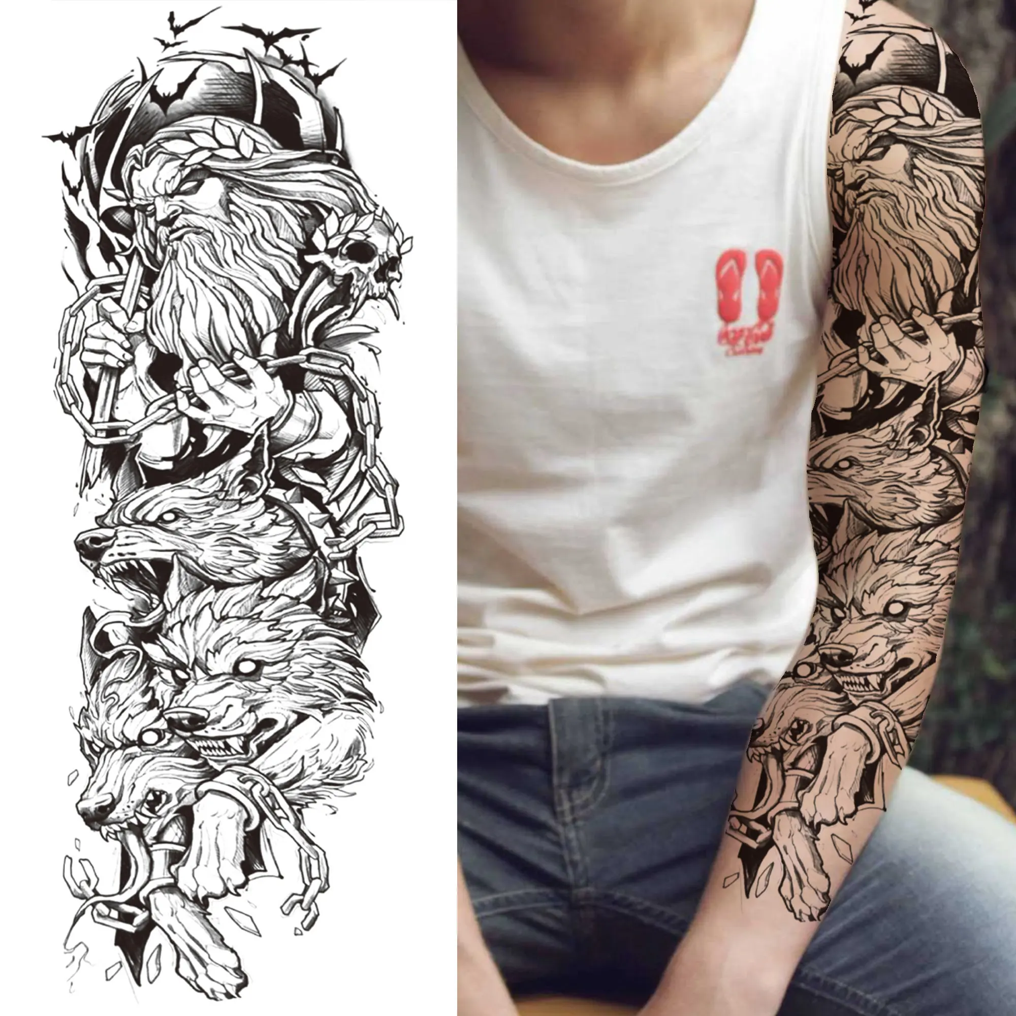 Demonic Tattoo Sleeve