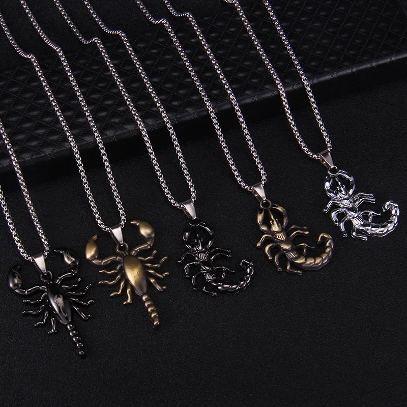 New-Retro-Scorpio-Spirit-Pendant-Animal-Scorpion-Necklace-Personalized ...