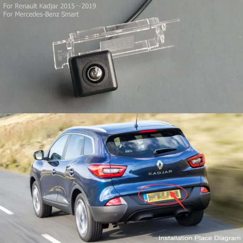 Rear View Camera For Renault Kadjar 2015 2016 2017 2018 2019 HD CCD ...